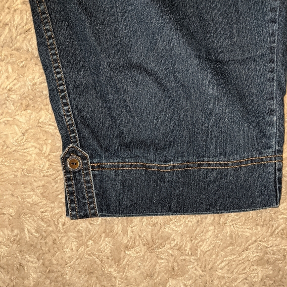 Just My Size | Pants & Jumpsuits | 22 Jms 2x Denim Blue Jean Capri W ...